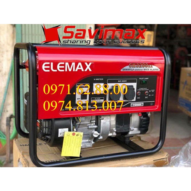 Máy phát điện dự phòng hàng Nhật chính hãng Elemax SH3200 công suất 2 ...