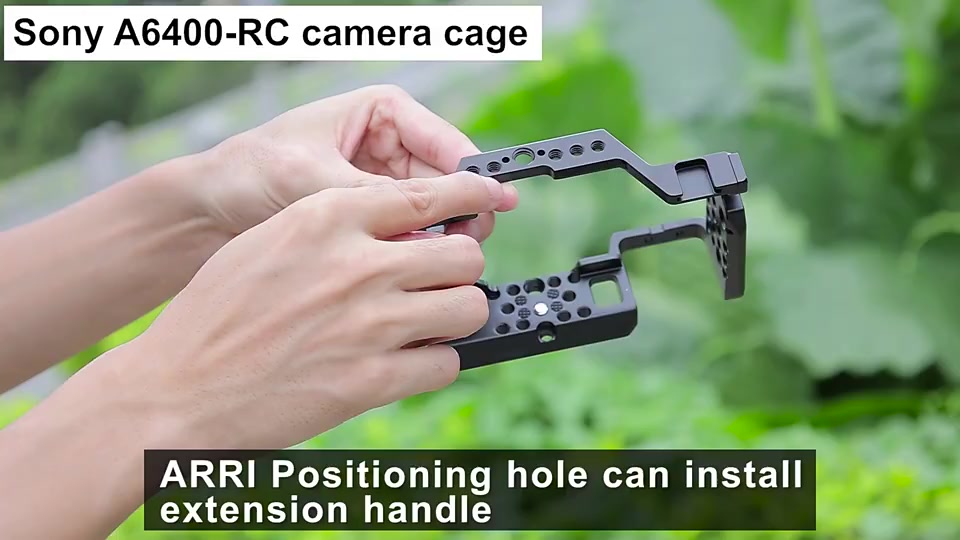 Khung nhôm Sony A6500 A6400 A6300 A6100 A6000 rig cage bảo vệ máy ảnh ...
