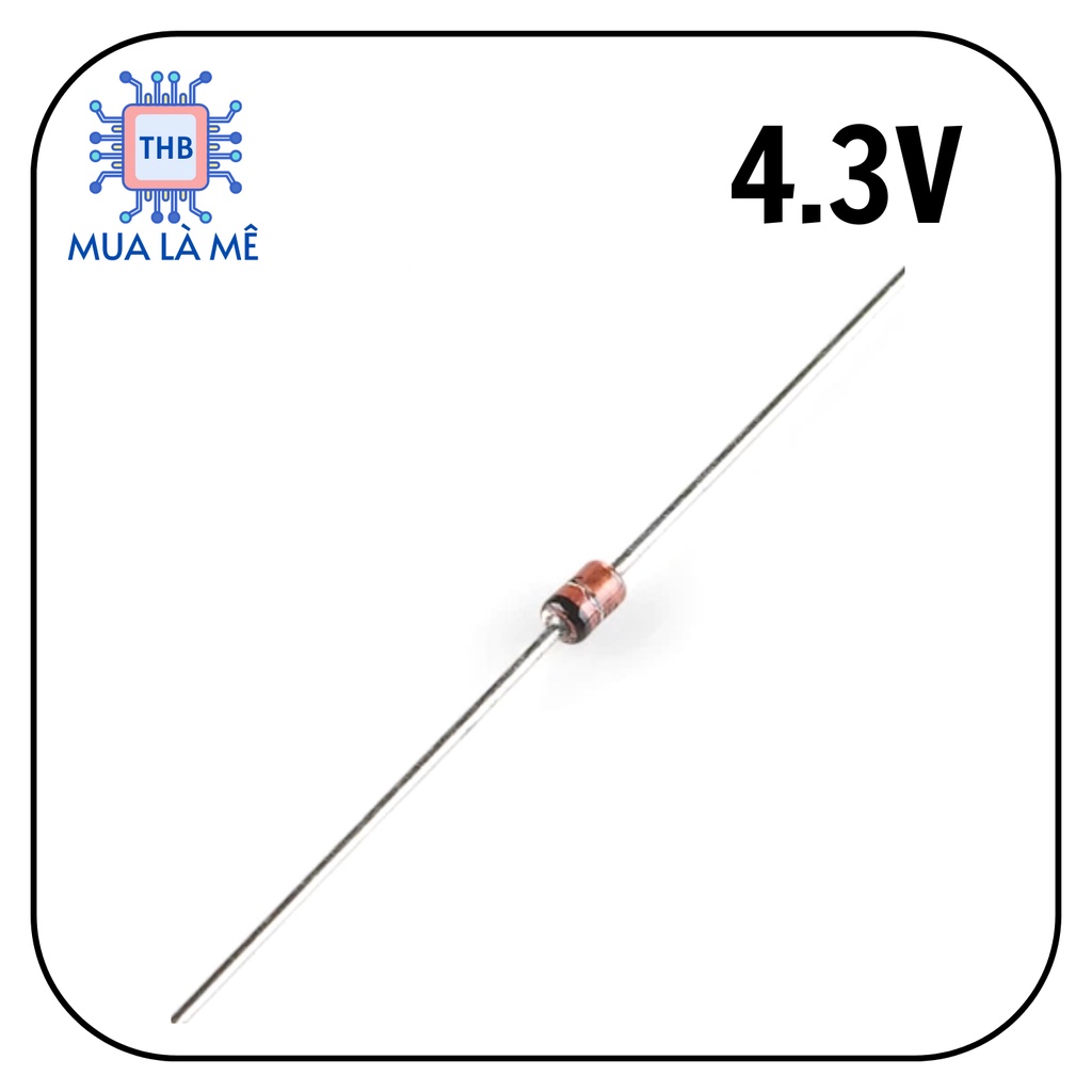 Diode zener 1W 4.3V 1N4731A (10c) | Shopee Việt Nam