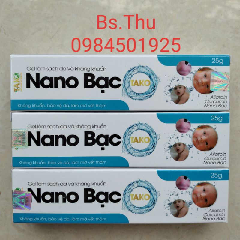 Su Bạc Nano Silver kem bôi da Subac (NANO BẠC) làm sạch da hỗ trợ tạo ...