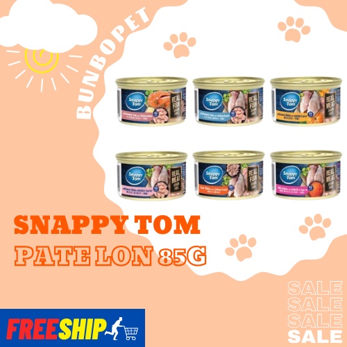 Pate cho mèo Snappy Tom Premium lon 85g - 4 vị | Shopee Việt Nam