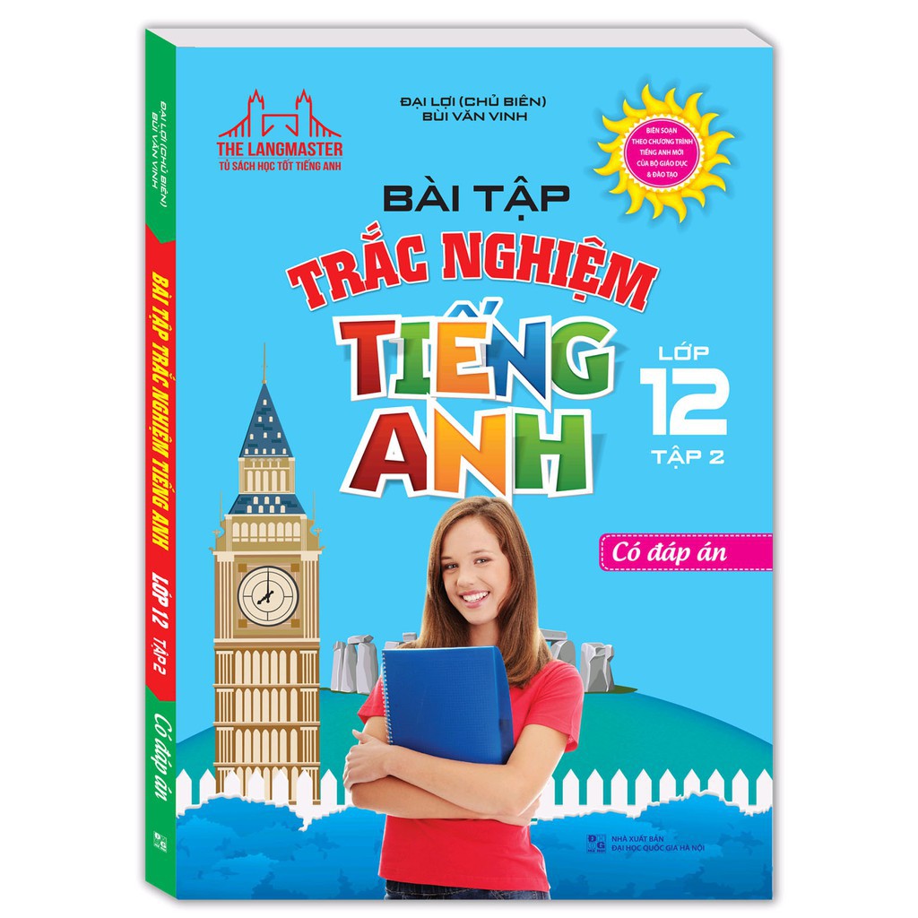 Sách Bài Tập Trắc Nghiệm Tiếng Anh Lớp 12 Tập 2 Có đáp án Shopee