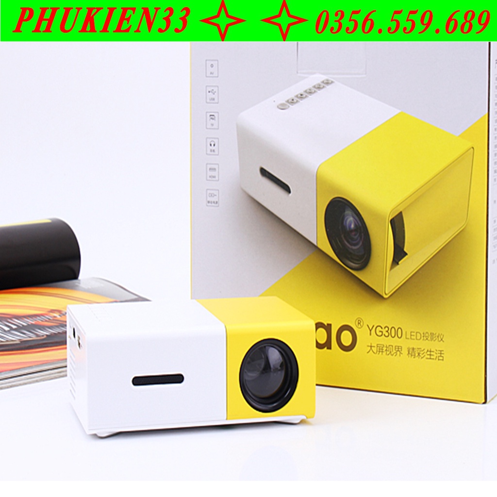 Máy chiếu mini YG-300 Smart LED Projector | Shopee Việt Nam