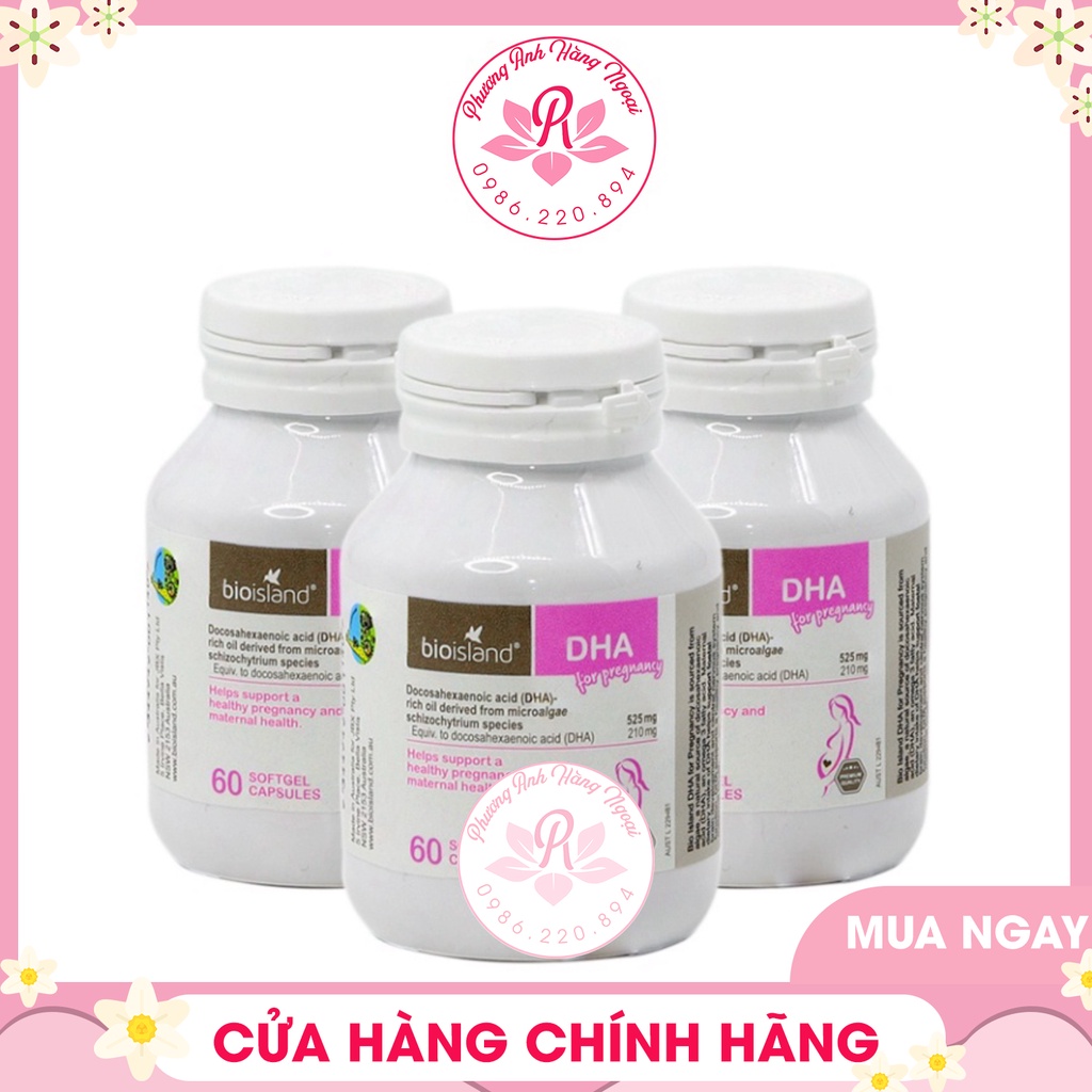 Vitamin DHA Bio Island cho Bà Bầu 60 Viên | Shopee Việt Nam