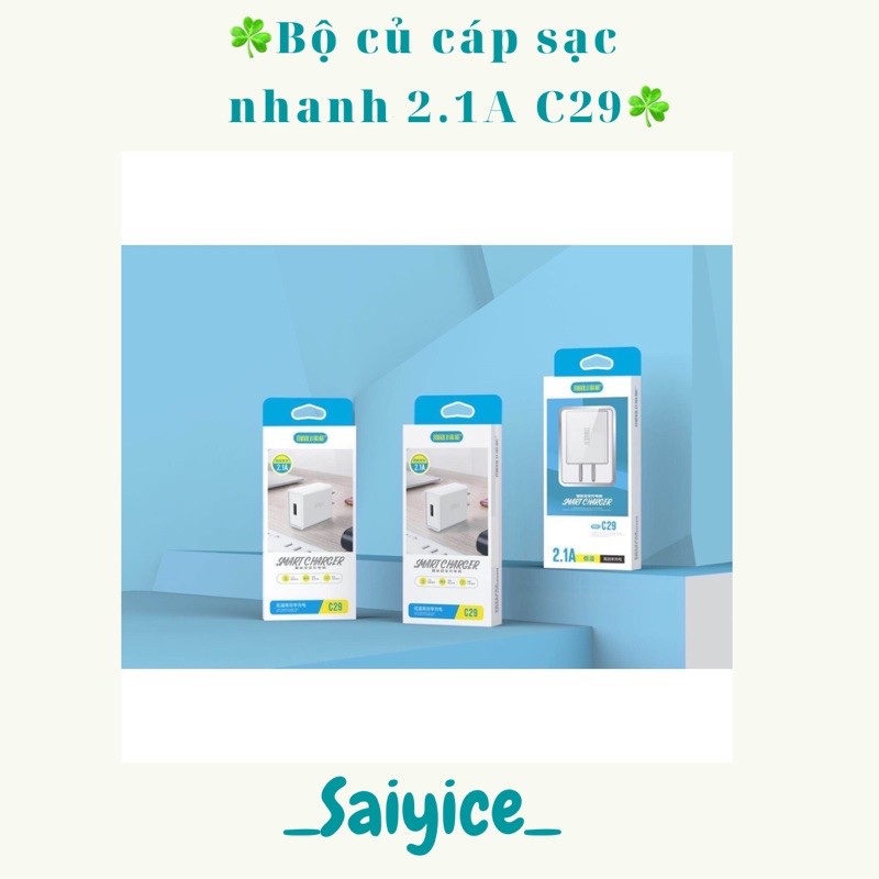 Cáp sạc / Củ sạc các loại sạc nhanh QC 2.0 / 3.0 (chính hãng tháo máy) MINALU C29 | Shopee Việt Nam