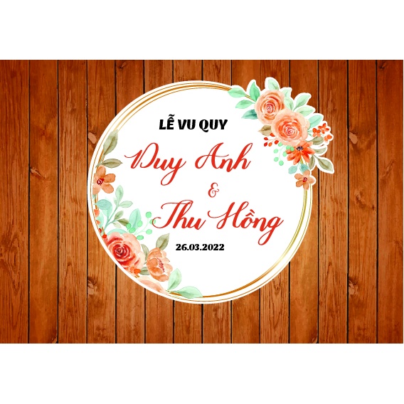 Bảng form, bảng tên đám cưới, lễ vu quy, Đính hôn treo backdrop, Cổng ...