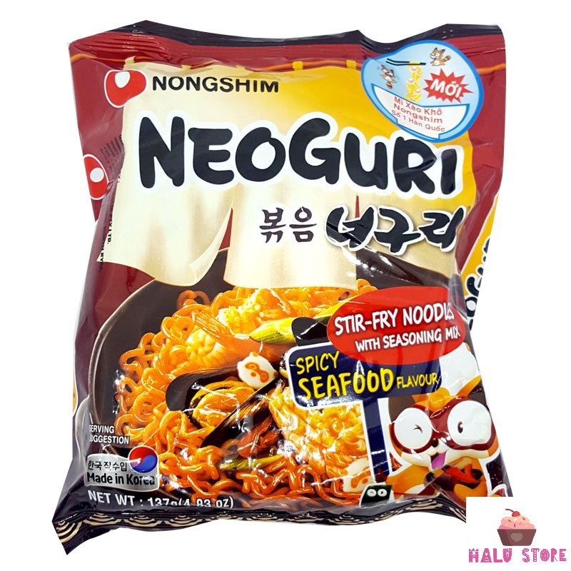 MÌ NEOGURI (MÌ KHÔ) CAY NÓNG NÓNGHIM HÀN QUỐC - GÓI 137G | Shopee Việt Nam