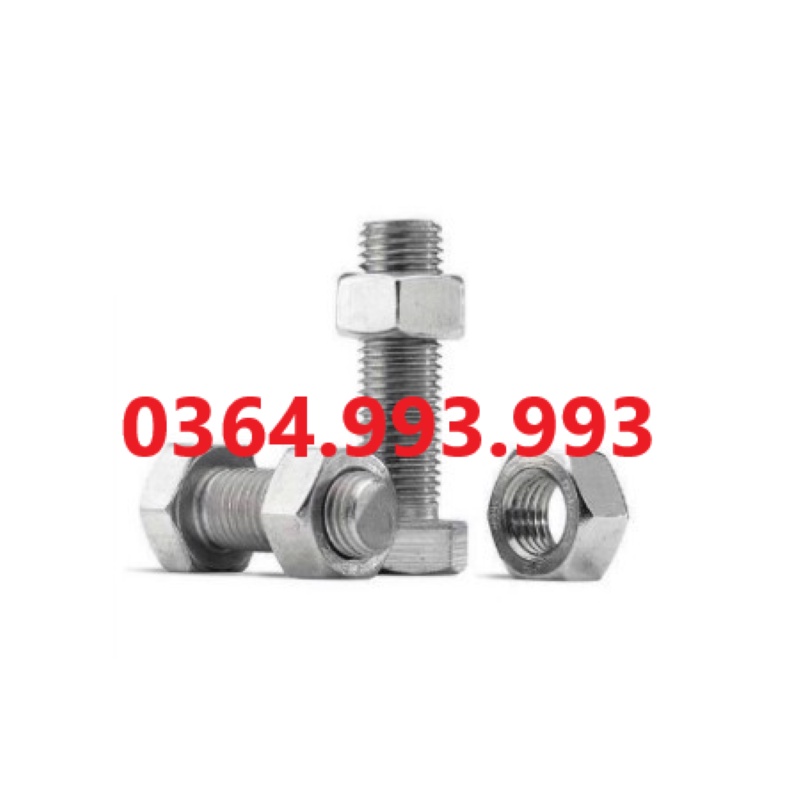 Gói 10 Bộ Bulong 10 ly INOX 304 M10x20, M10x25, M10x50 (B+E+P+V ...