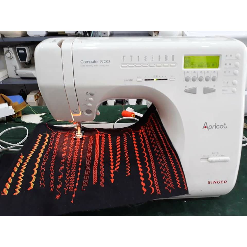 Máy may gia đình SINGER APRICOT ( SINGER COMPUTER 9700 ,9780 ) | Shopee ...