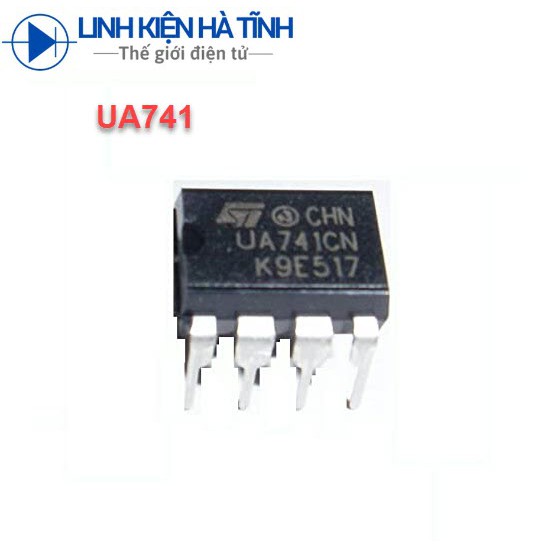 Túi 10 cái Ic Khuếch Đại Thuật Toán Op Amp UA741CN UA741 DIP8 | Shopee ...