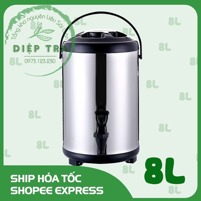 Bình Ủ Trà Giữ Nhiệt Inox 304 (6L - 8L - 10L - 12L) (Phổ biến nhất là bình 8L) | Shopee Việt Nam