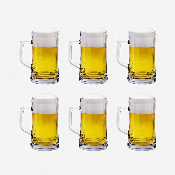 Bộ 6 Cốc Bia Thủy Tinh Munich Beer Mug Ocean – P00840 – 355ml | Shopee Việt Nam