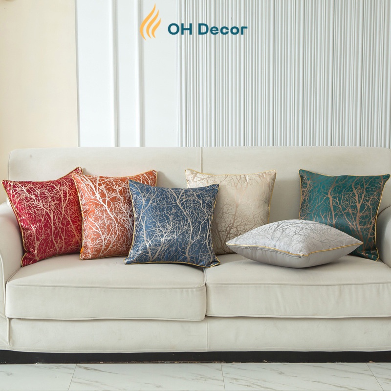 Gối sofa gối tựa lưng vuông 45x45cm trang trí ghế sofa văn phòng hình ...