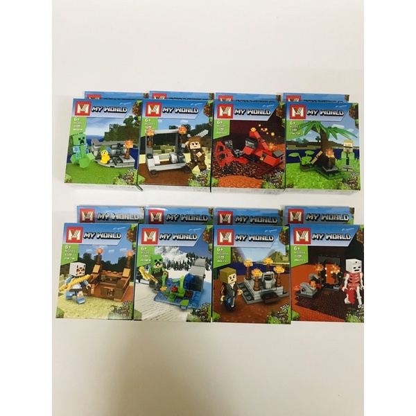 Hộp Minifigures Minecraft Mô Hình Các Nhân Vật My World PRCK63029 ...
