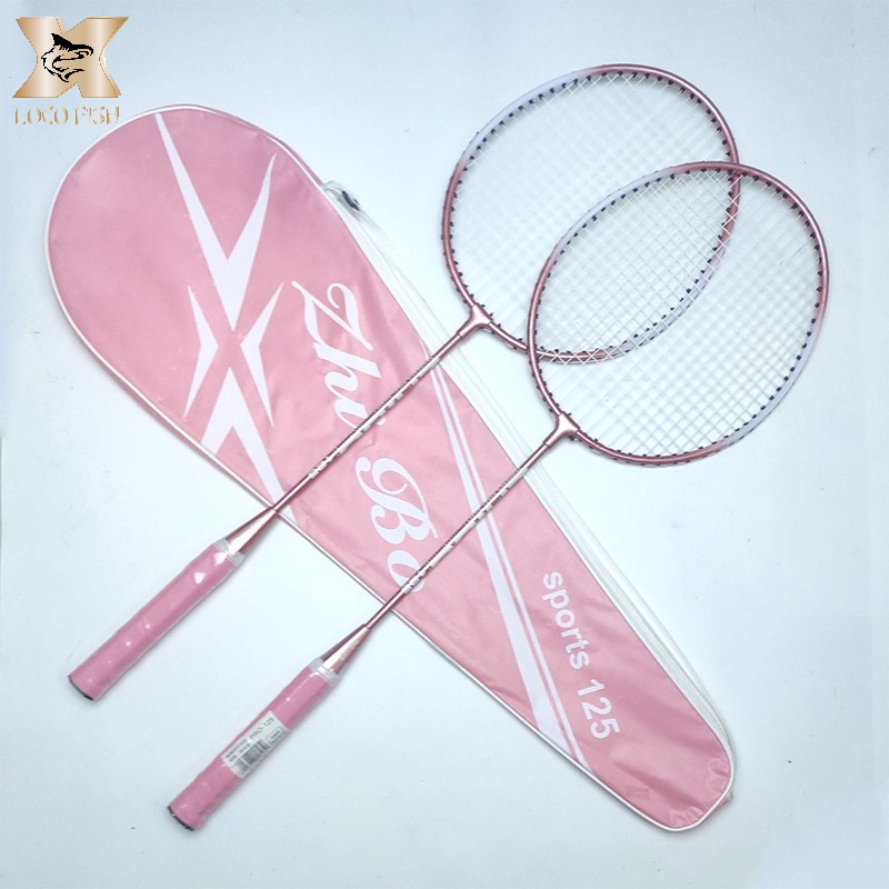 LOCO FISH Bộ 2 cây vợt cầu lông kèm túi cho người mới bắt đầu | Shopee ...