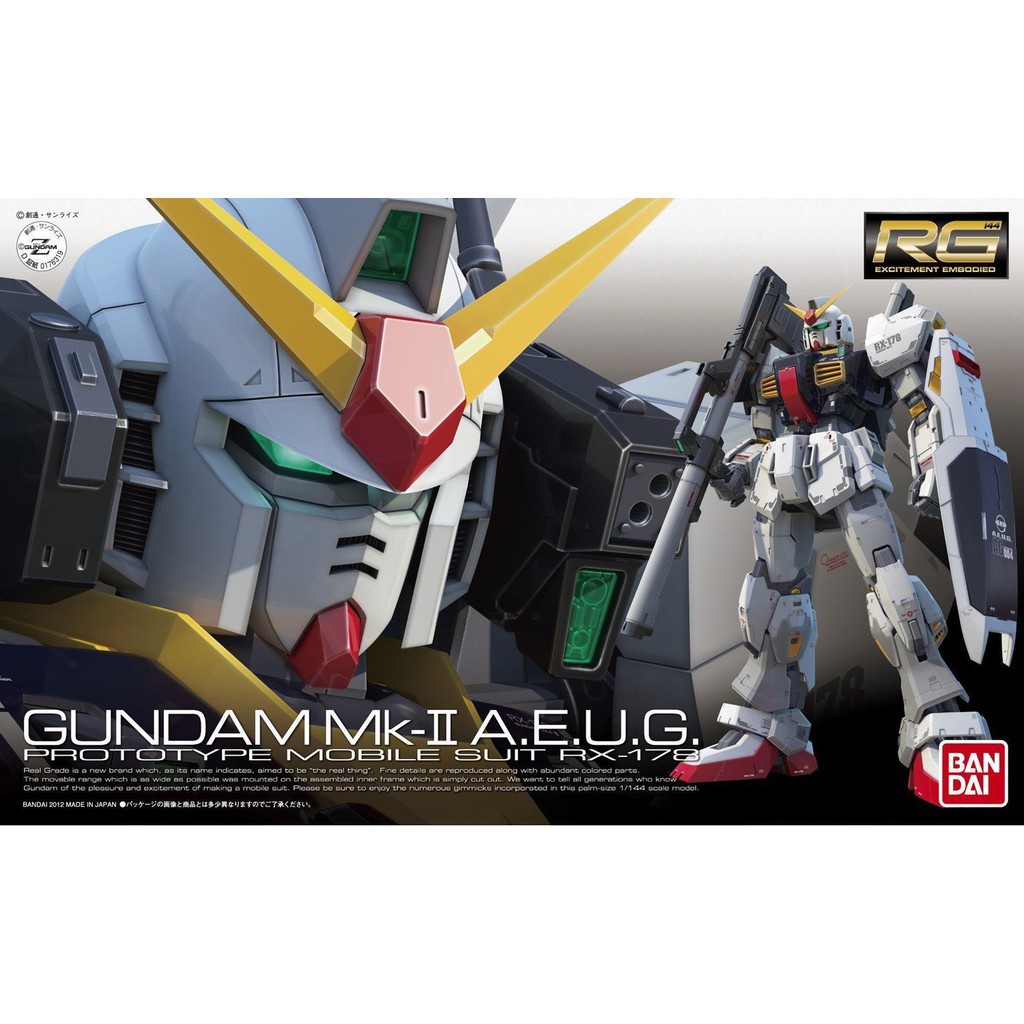 Mô hình RG 08 RX-178 Gundam MK-II MK2 A.E.U.G AEUG | Shopee Việt Nam