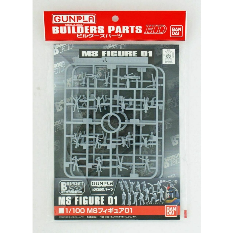 Phụ kiện BUILDERS PARTS HD 1/100 MS FIGURE 01 Bandai | Shopee Việt Nam