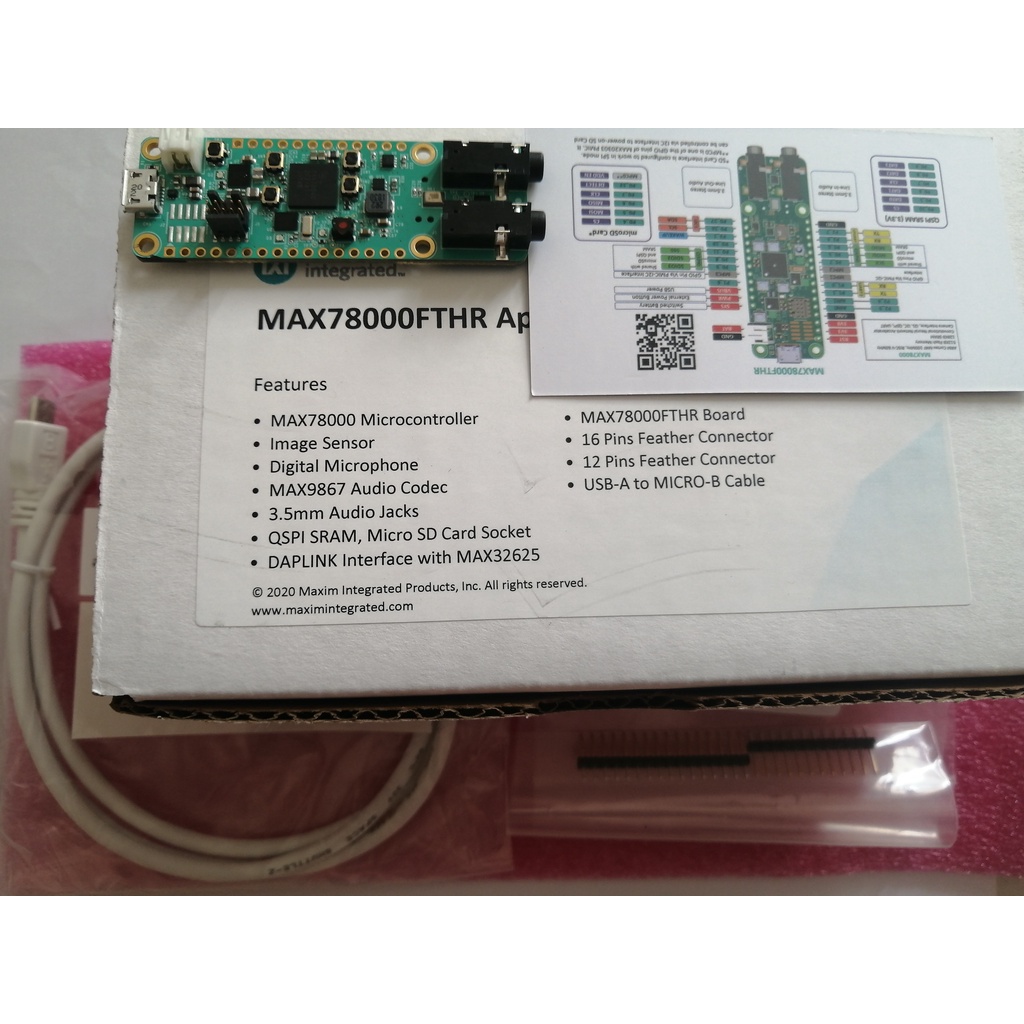 Mạch lập trình AI nhận dạng tiếng nói MAX78000FTHR | Shopee Việt Nam