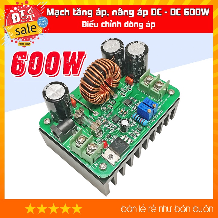 Mạch tăng áp, nâng áp DC - DC 600W điều chỉnh dòng áp | Shopee Việt Nam