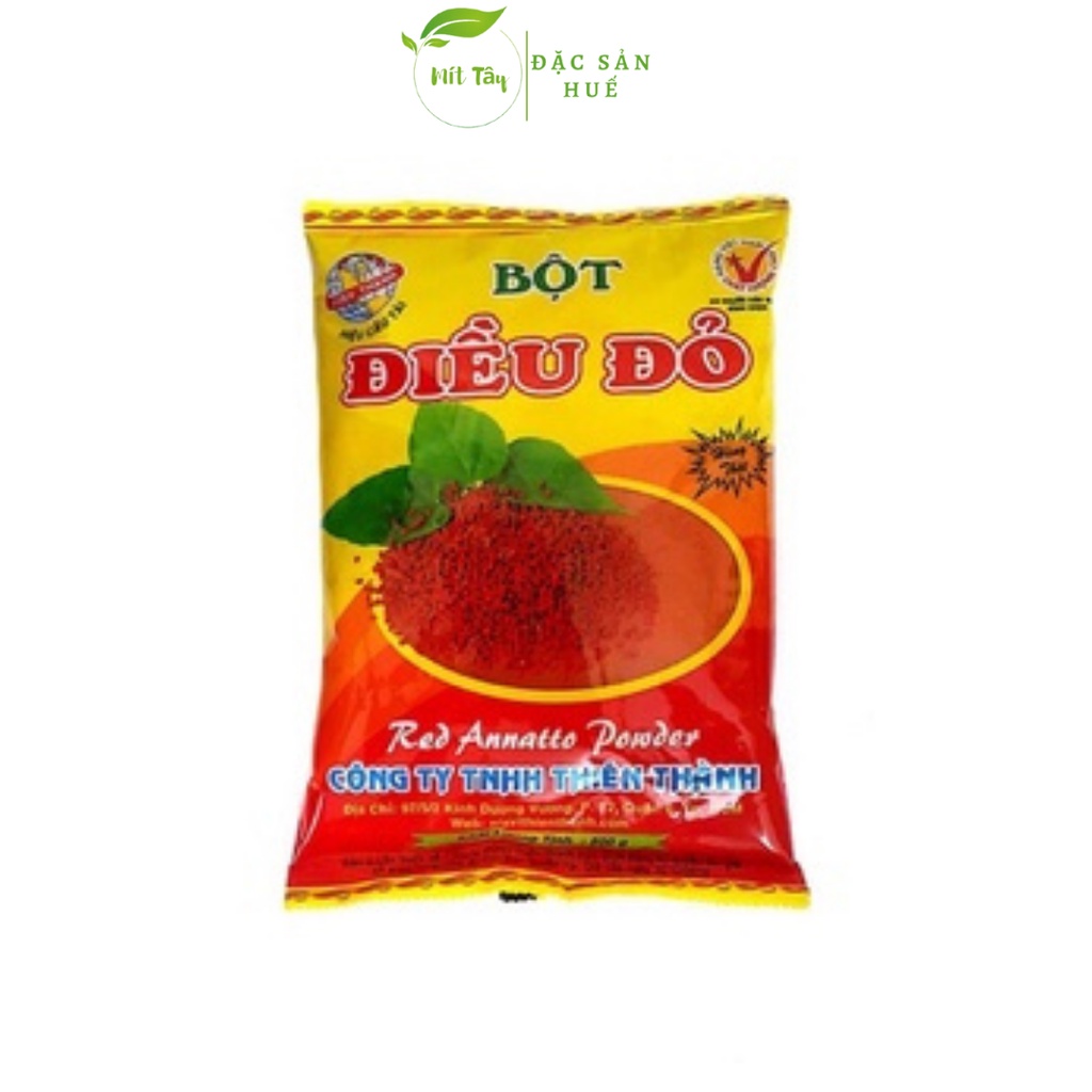 BỘT ĐIỀU ĐỎ HUẾ 500GRAM Bột Điều Màu Tạo Màu Thức Ăn - MÍT TÂY | Shopee ...