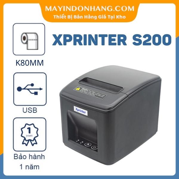 Máy in hoá đơn Xprinter S200ii - máy in khổ K80mm Gprinter Gainscha GA-E200I [USB + LAN ...
