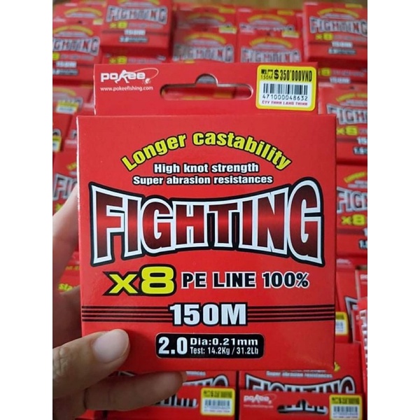 DÂY PE Pokee FIGHTING X8 - 150m | Shopee Việt Nam