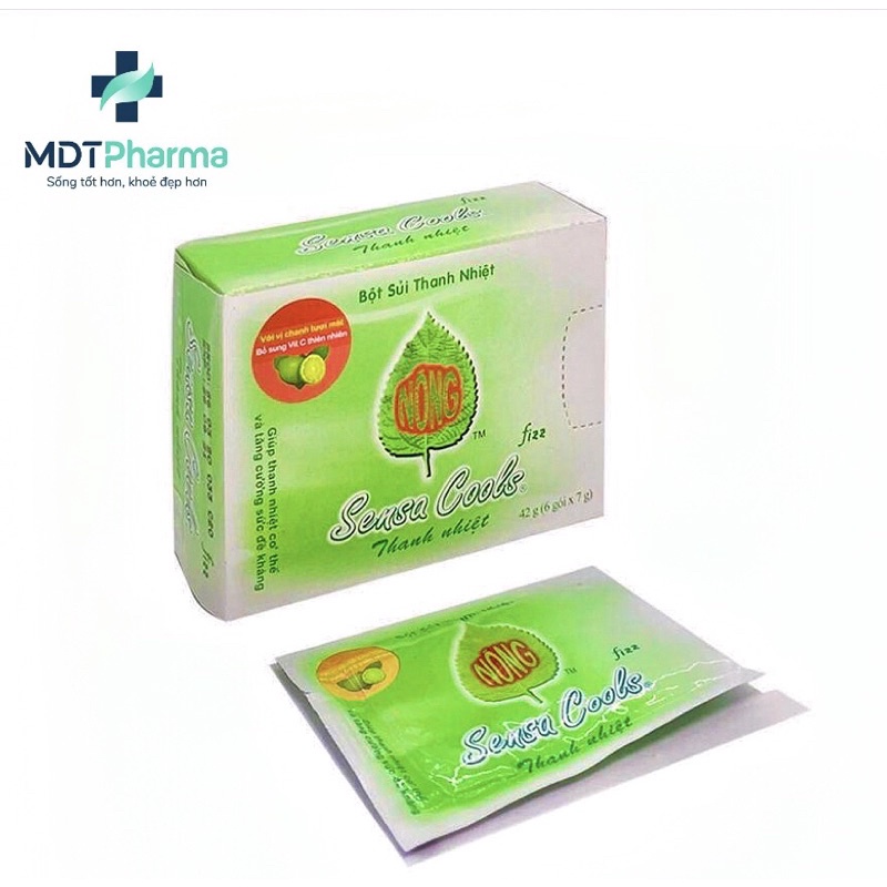 Bột Sủi Thanh Nhiệt Sensa Cools - Bổ sung Vitamin C, giúp thanh nhiệt ...