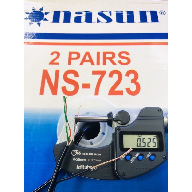 Dây Mạng Ngoài Trời 4 lõi NS-723 (305M/cuộn) Vỏ mềm có dây cường lực cứng bền | Shopee Việt Nam