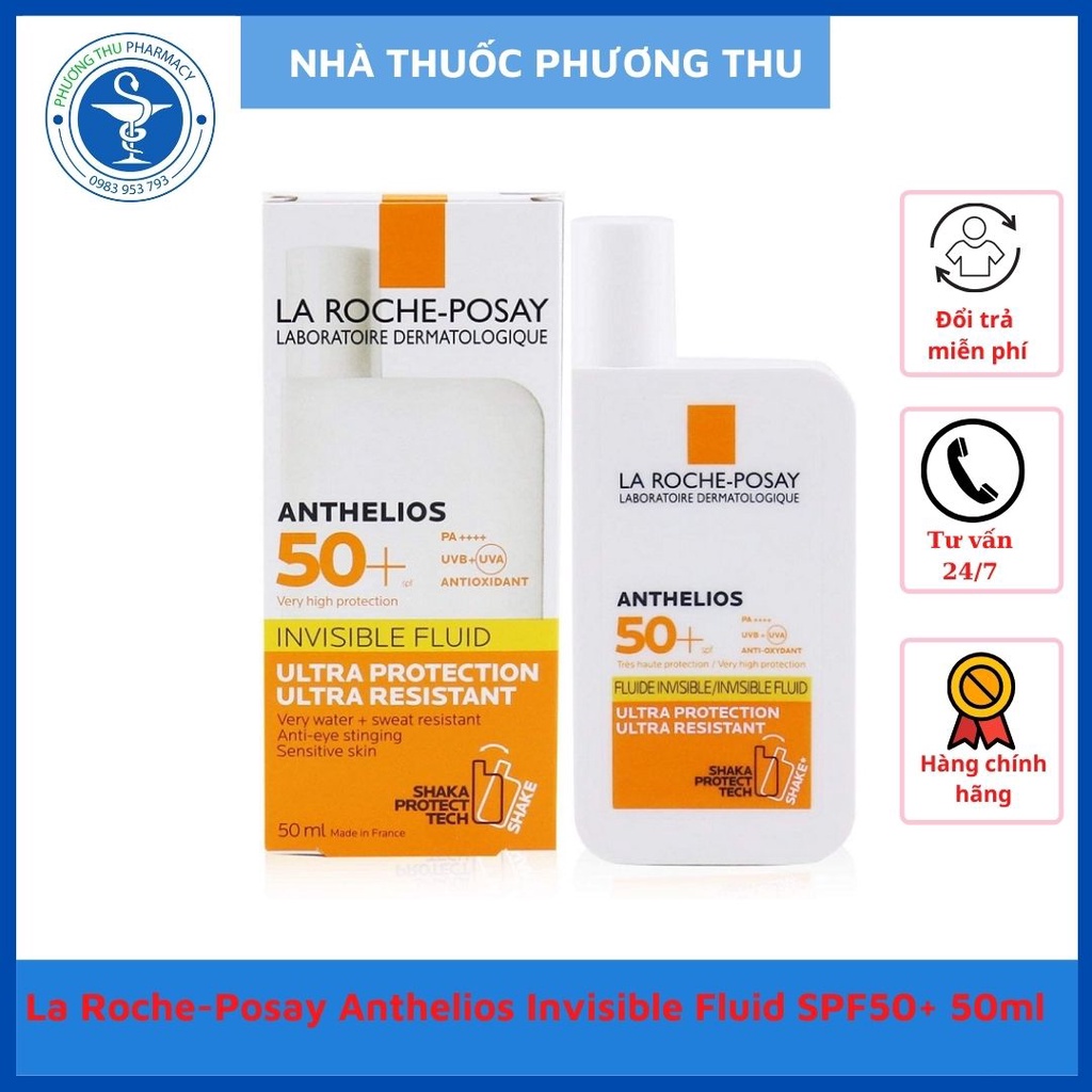 Kem Chống Nắng Dạng Sữa Lỏng Không Nhờn Rít La Roche Posay Anthelios