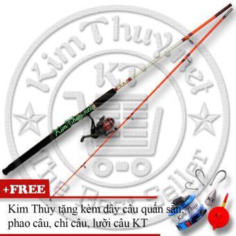 Bộ Cần câu máy 2 khúc Đặc ruột 2m7 KT A1 Black (*Kim Thủy) + Kèm Máy ...