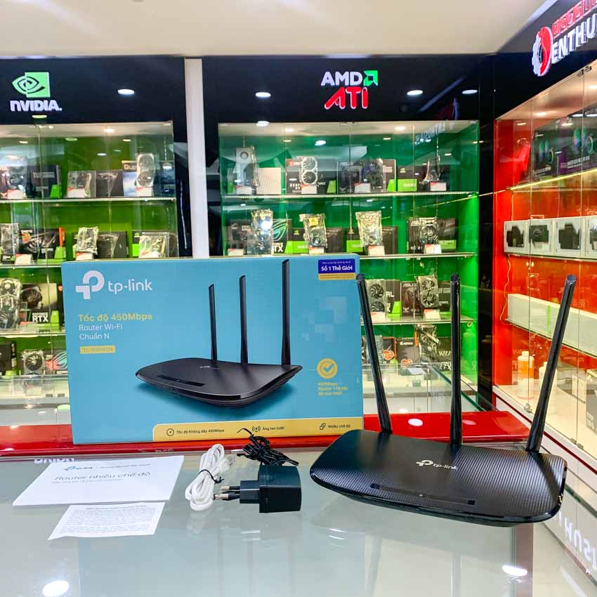 Bộ phát WiFi Router WiFi TPlink TL+WR 940N chuẩn N tốc độ 450Mbps ...