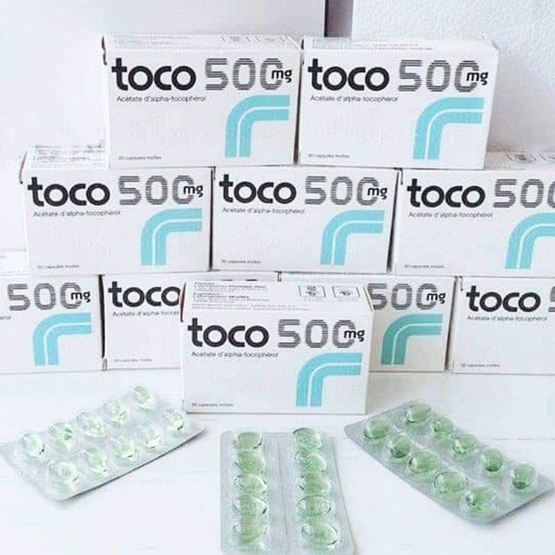 Viên uống vitamin E Toco 500mg | Shopee Việt Nam