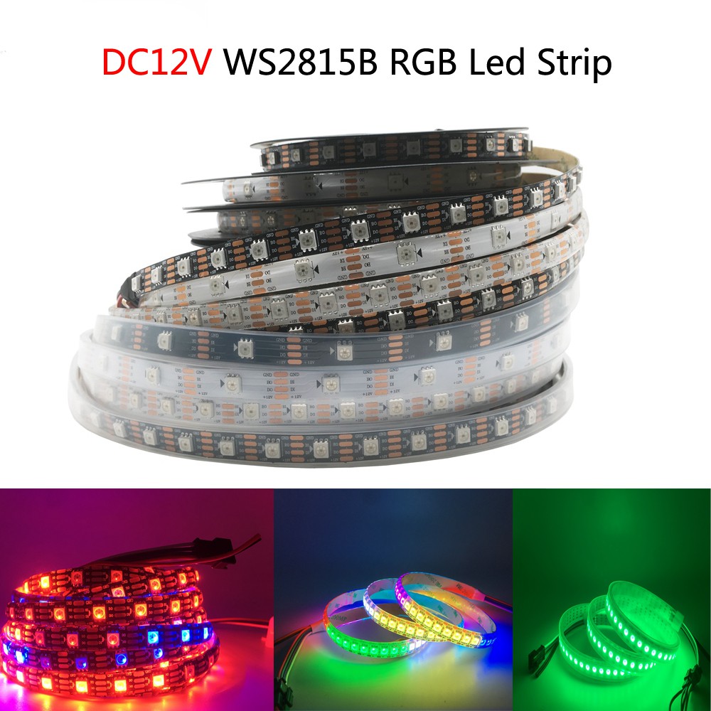 Dải Đèn LED DC12V WS2815 RGB 1M/5M 30/60/144Leds/M Chất Lượng Cao ...