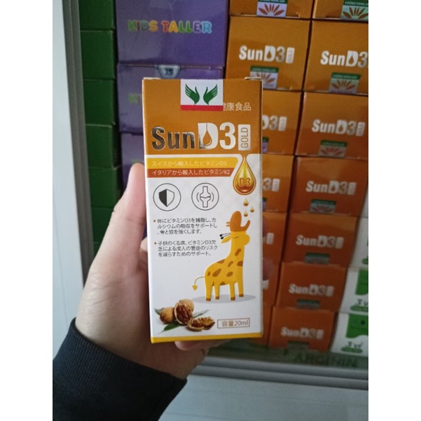 Sun D3 Gold [ Hạn 2027 ] Giúp bổ sung vitamin D3 cho cơ thể, hỗ trợ ...