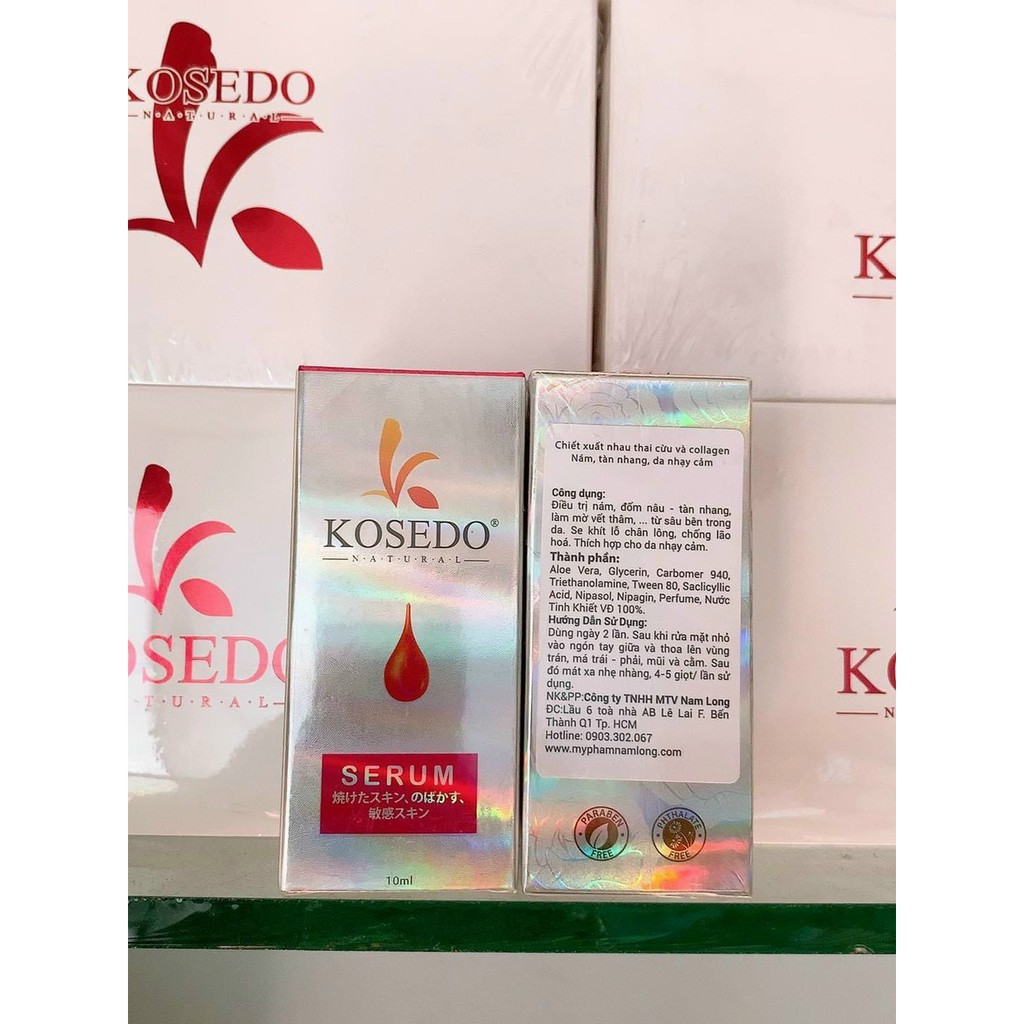 KOSEDO(SERUM) MÀU ĐỎ - HỖ TRỢ DIỀU TRỊ NÁM,TÀN NHANG,ĐỒI MỒI...CHO DA ...