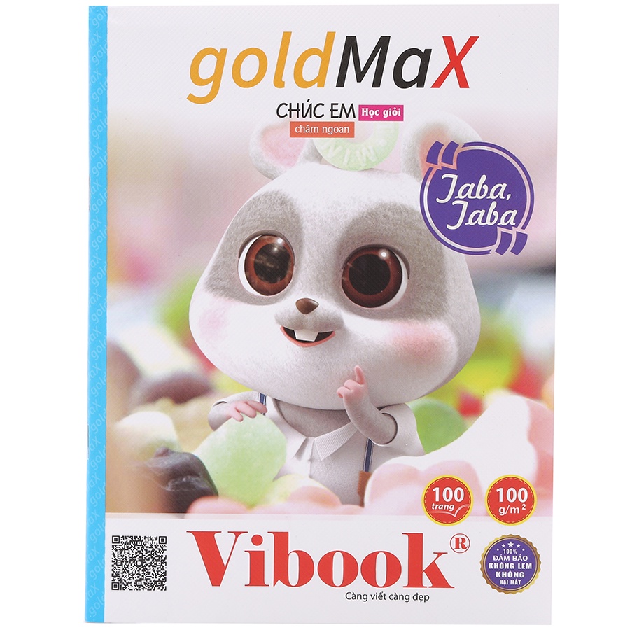 Tập học sinh Vibook Goldmax 100 trang (5 ô ly) | Shopee Việt Nam