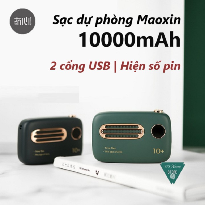 [CHÍNH HÃNG] Pin dự phòng Maoxin T-37 10000mAh - Pin sạc dự phòng Maoxin T-37 10000mAh | Shopee ...