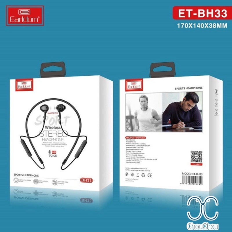 [Chính hãng] Tai Nghe Bluetooth Eardom BH33 (2 Tai) | Shopee Việt Nam