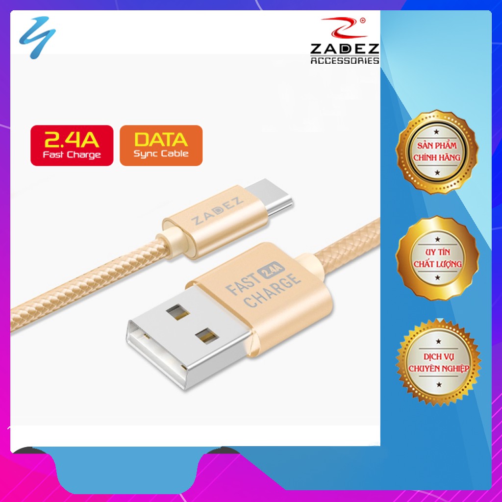 Cáp Type C Zadez ZCC-135 | Hàng Chính Hãng | Shopee Việt Nam