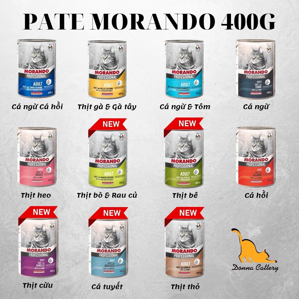 [THANH LÝ CẮT MÃ] PATE LON MORANDO PROFESSIONAL MỚI 400G | Shopee Việt Nam