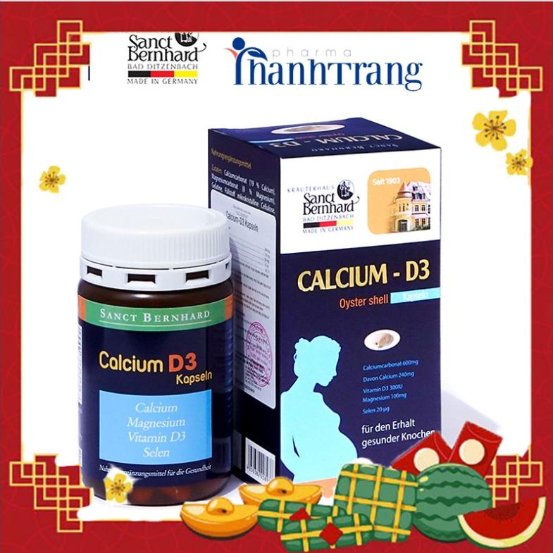 Viên uống bổ sung Canxi vitamin D3 cho bà bầu, tăng chiều cao cho bé, phòng ngừa loãng xương cho ...