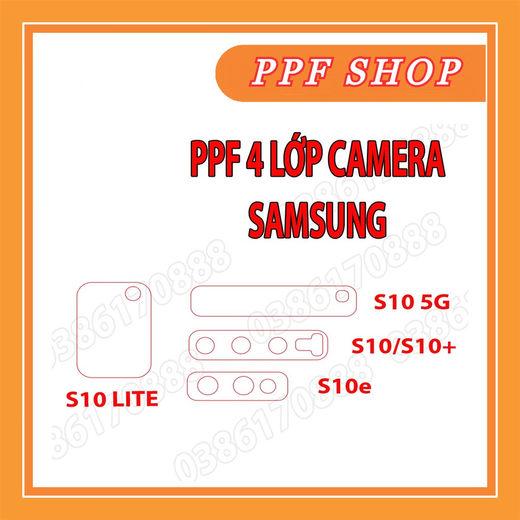 Dán CAMERA PPF 4 lớp chống va đập cho SAMSUNG S10 LITE / S10 5G / S10e / S10 / S10+ | Shopee ...