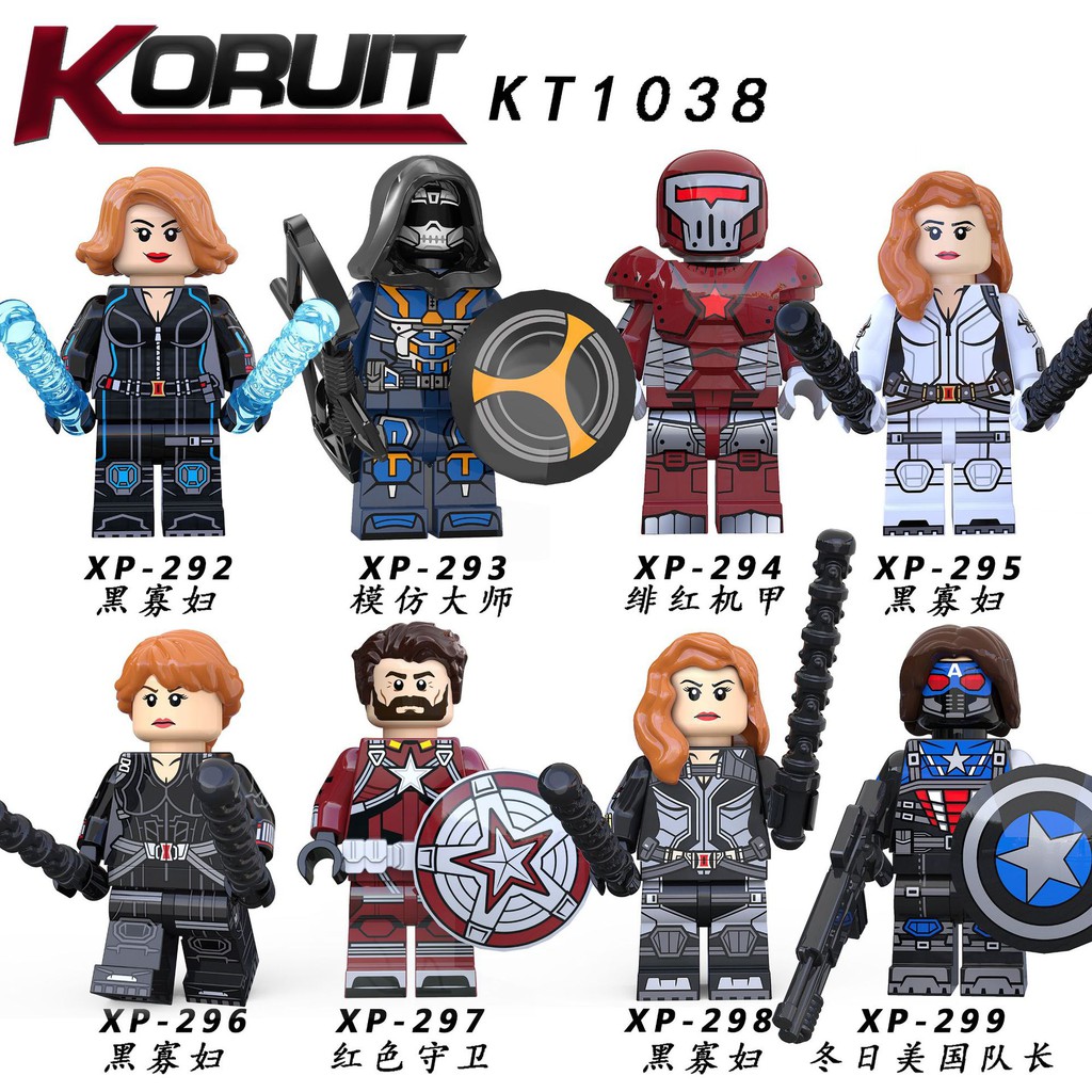 Bộ Đồ Chơi Lắp Ráp Lego Nhân Vật Black Widow Taskmaster Marvel KT1038 XP295 | Shopee Việt Nam