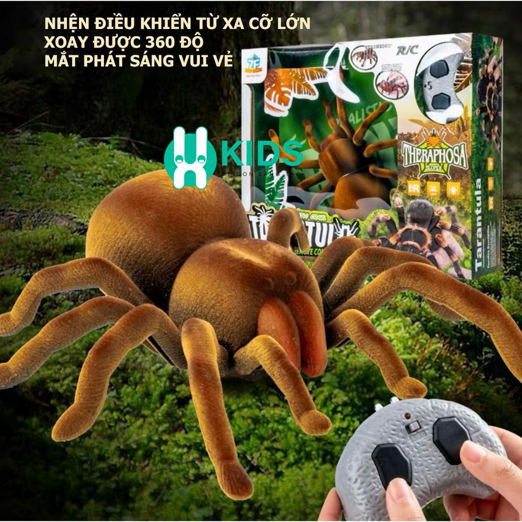 Đồ chơi mô hình nhện điều khiển từ xa RC cỡ lớn có lông lá như thật ...