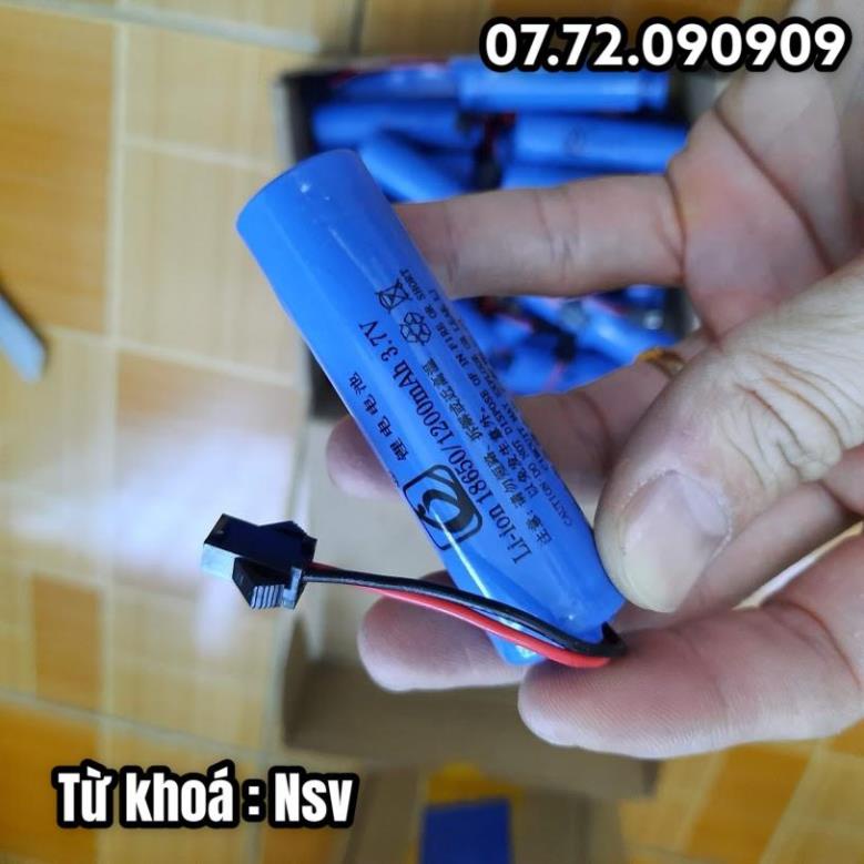 Nsv Pin 18650 3.7v 1200mah dung lượng cao cho xe mô hình điều khiển cổng SM | Shopee Việt Nam
