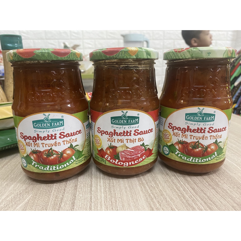 Sốt mì ý – mì spaghetti Golden Farm – xốt mì truyền thống và sốt mì ...