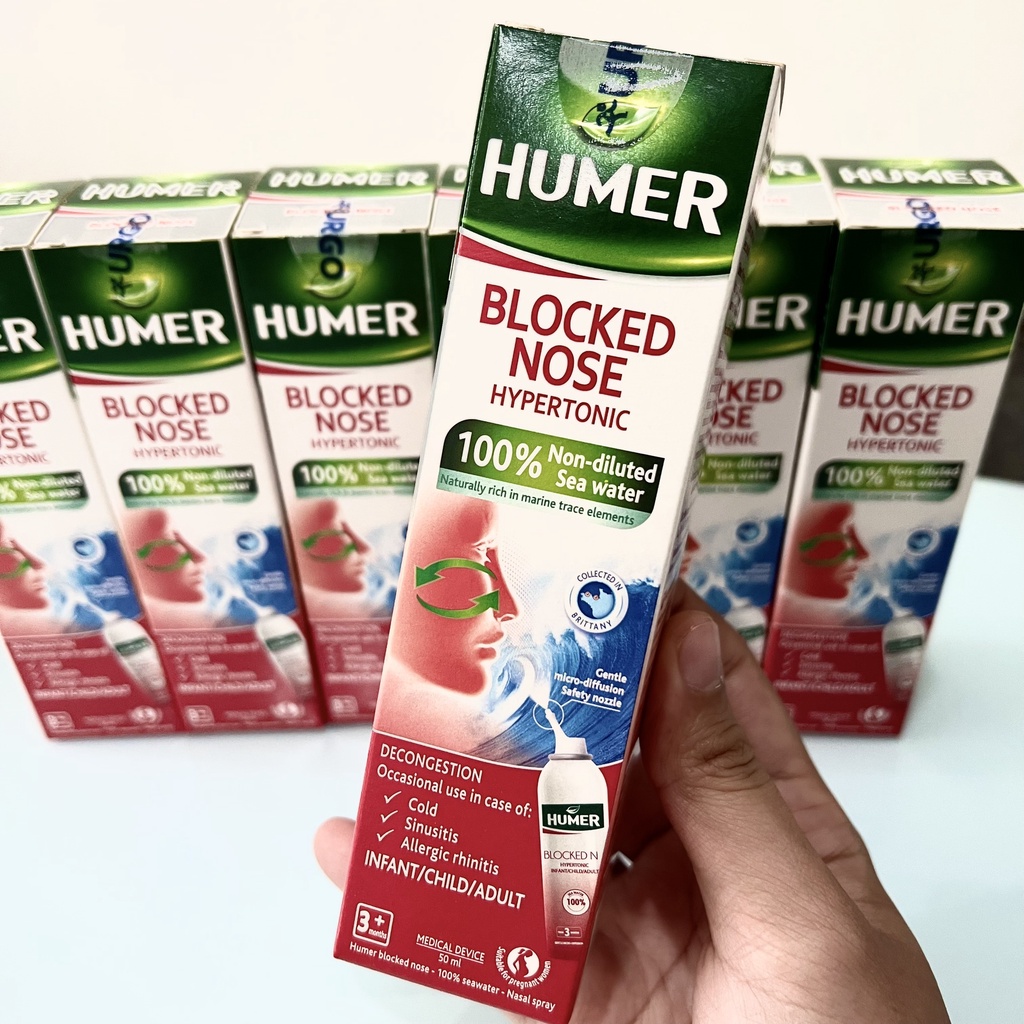 [MẪU MỚI] HUMER 050 BLOCKED NOSE-BÌNH XỊT MŨI NƯỚC MUỐI ƯU TRƯƠNG PHUN ...
