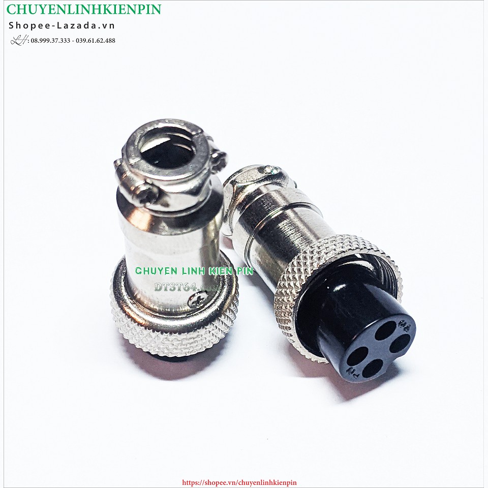 Jack GX16-4P 12.5MM 4 CHÂN Cái ( BL64_229 ) | Shopee Việt Nam