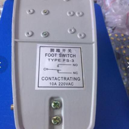 Giá Tốt - Bàn đạp công tắc foot switch FS-3 10A-220VAC bằng thép ...