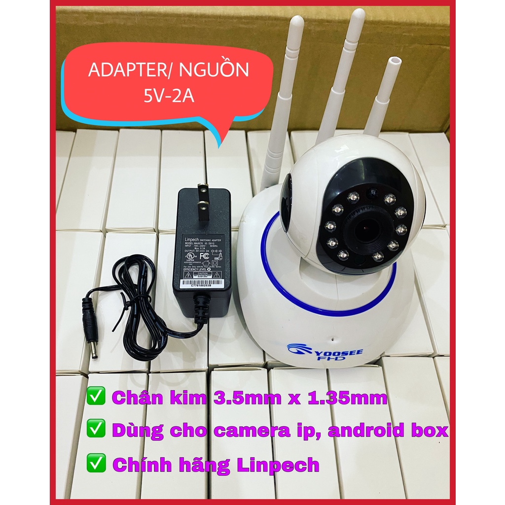 Nguồn 5v 2a chân kim cho camera ip, android box. Adapter 5v chân nhỏ | Shopee Việt Nam